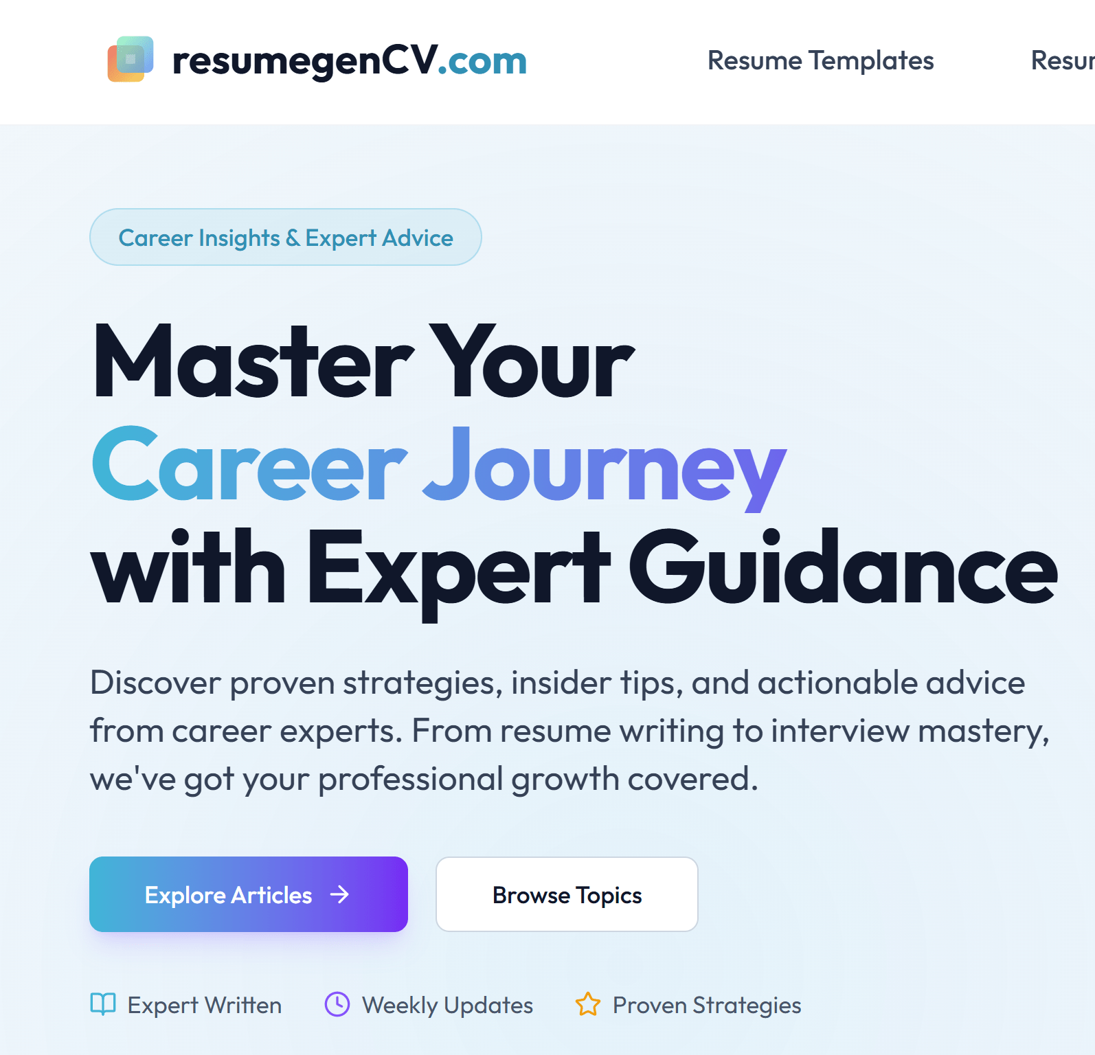 Resume Builder Tips, How to grow your career - ResumeGenCV