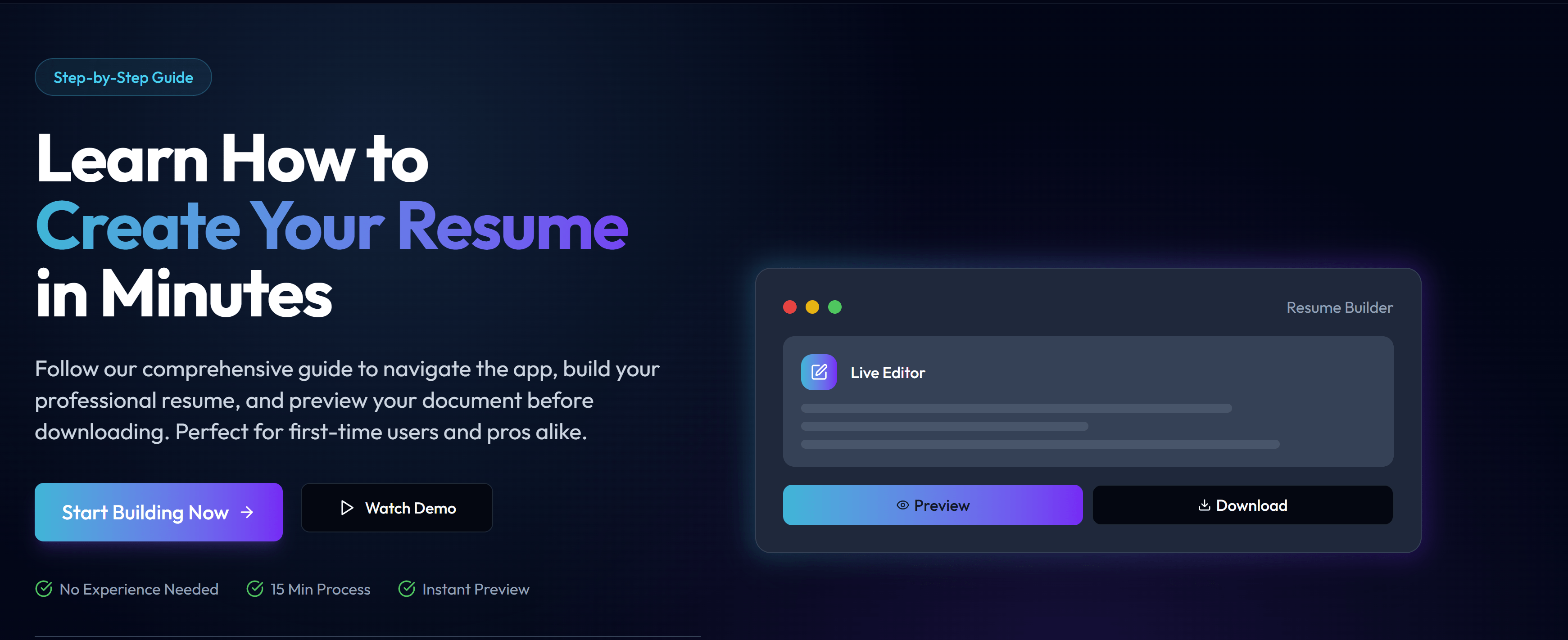 Create a Professional Resume Online – Step-by-Step Guide
